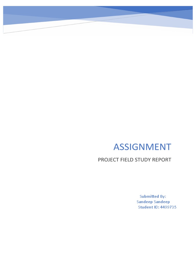 Field Study Assignment | PDF | Communication