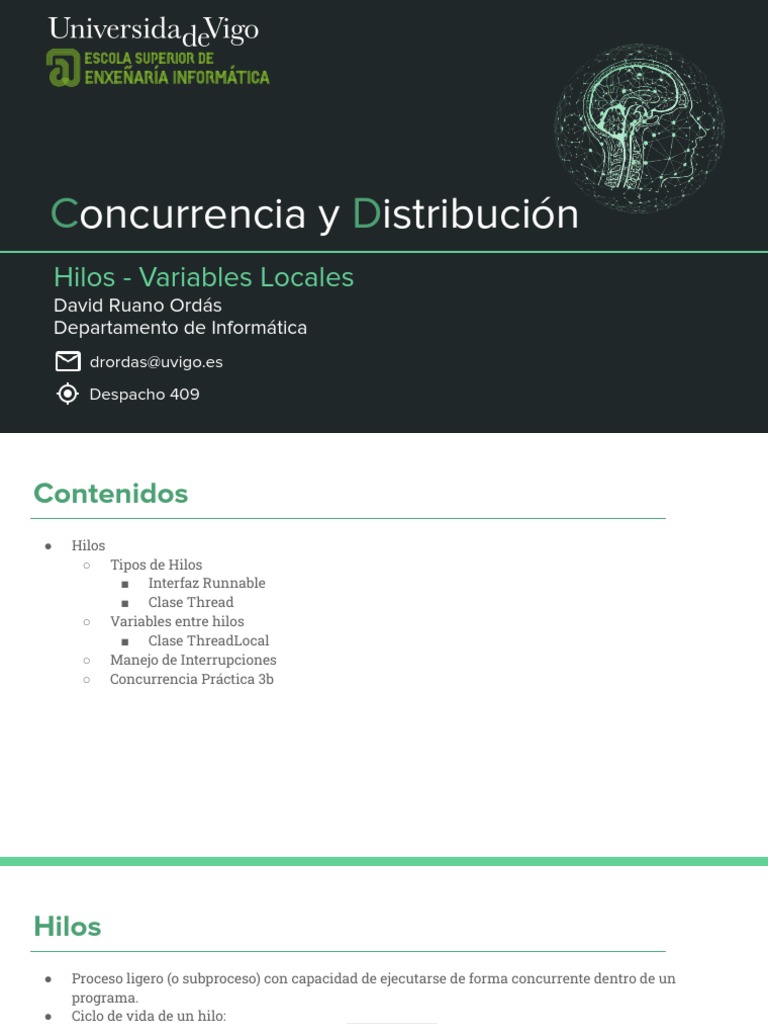 Hilos y Concurrencia en Java | PDF | Hilo (Computación) | Computación concurrente
