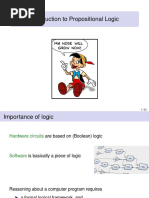 ppt-1 (Propositions, Logical Operators, Truthtables (TT) ) | PDF | If And Only If | Proposition