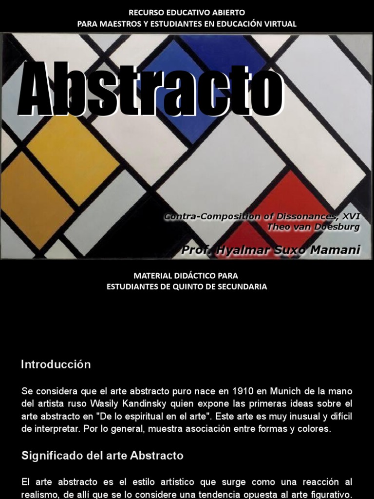Abstracto | PDF | Arte abstracto | Pinturas