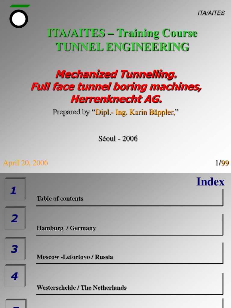 04-herrenknecht-ITA TC-slide Format - Herrenknecht AG 20 - 04 - 06 | Download Free PDF | Tunnel ...