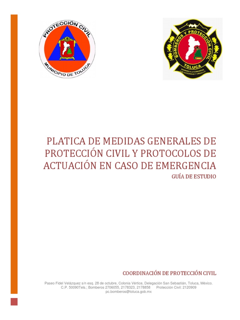 Guia de Estudio 2022 - PROTECCION CIVIL | PDF | Riesgo | Defensa Civil