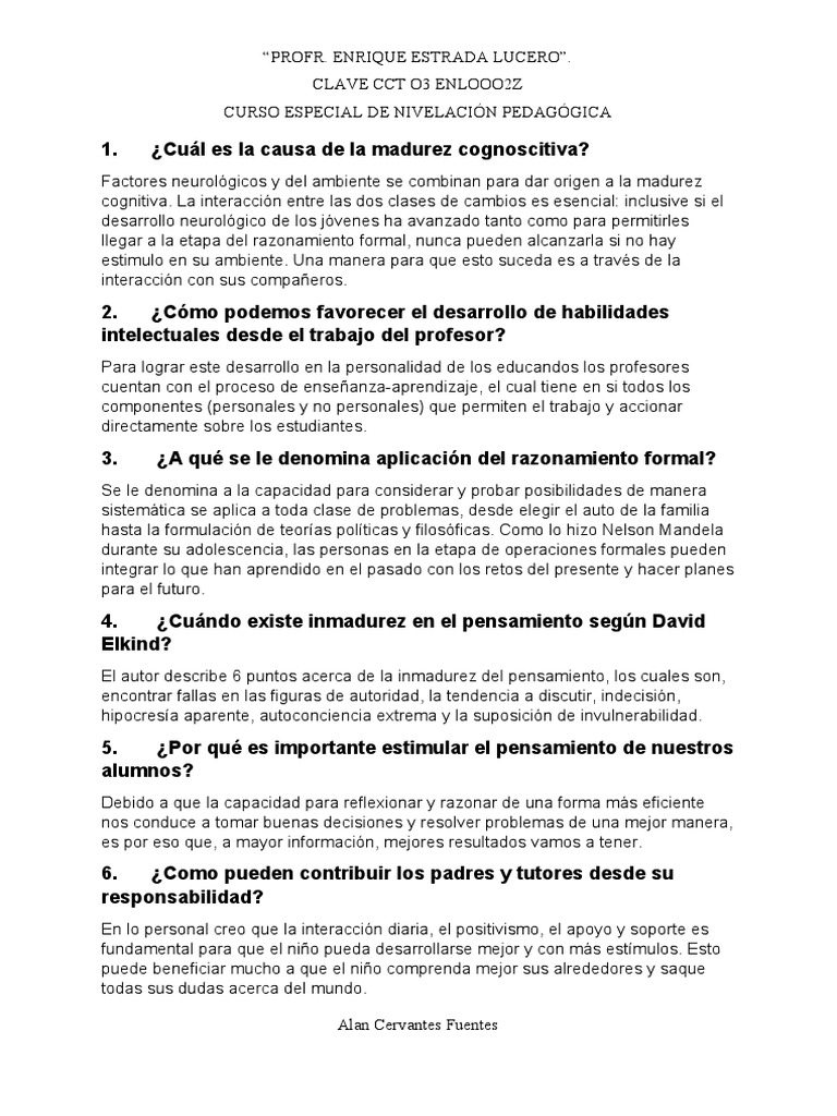 Tarea 4 2 2 | PDF | Pensamiento | Psicología cognitiva