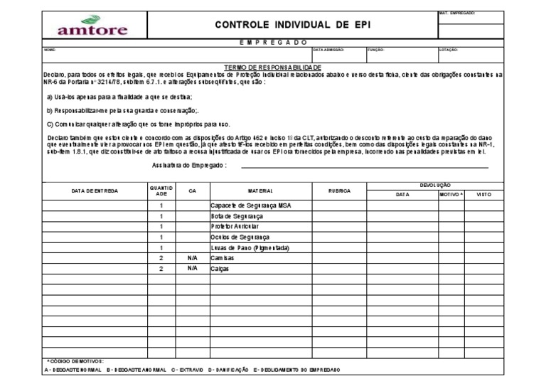 Ficha de Registro Do Diálogo Diário de Segurança - DDS - MODELO | PDF ...