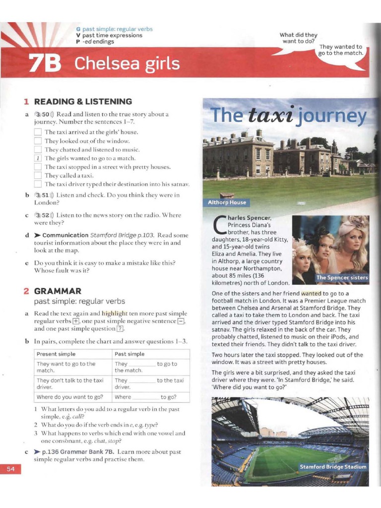 English File Elementary 3rd Edition SB-54 | PDF | Syntax | Grammar