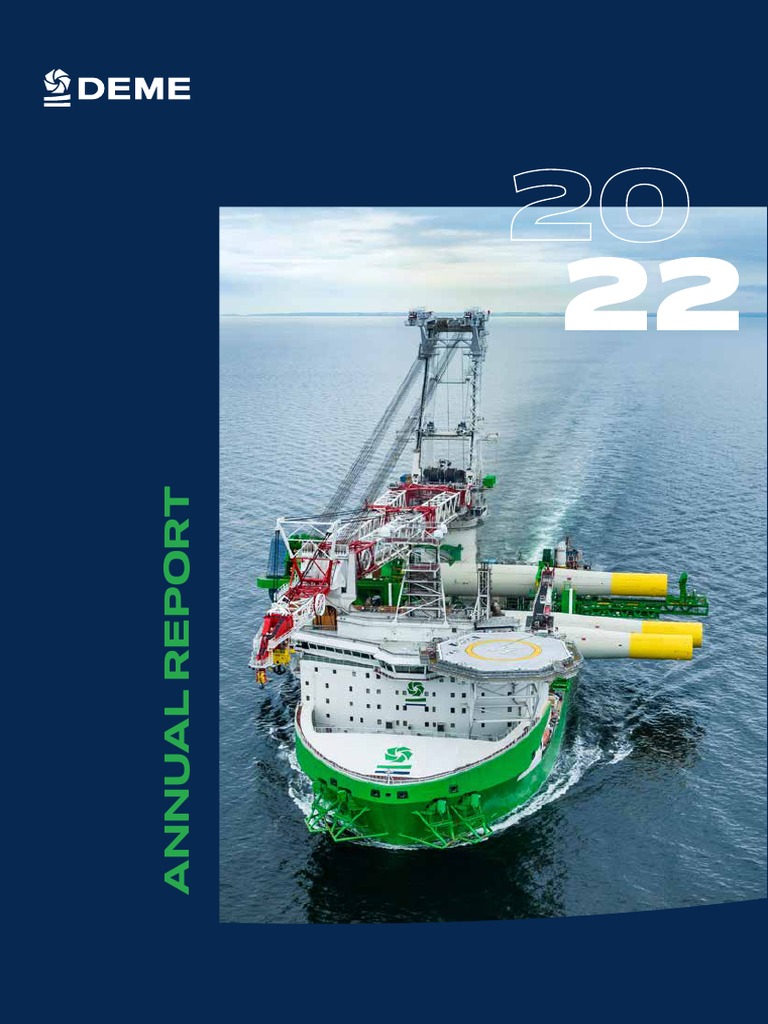 DEME Annual Report2022 | PDF | Offshore Wind Power | Sustainability