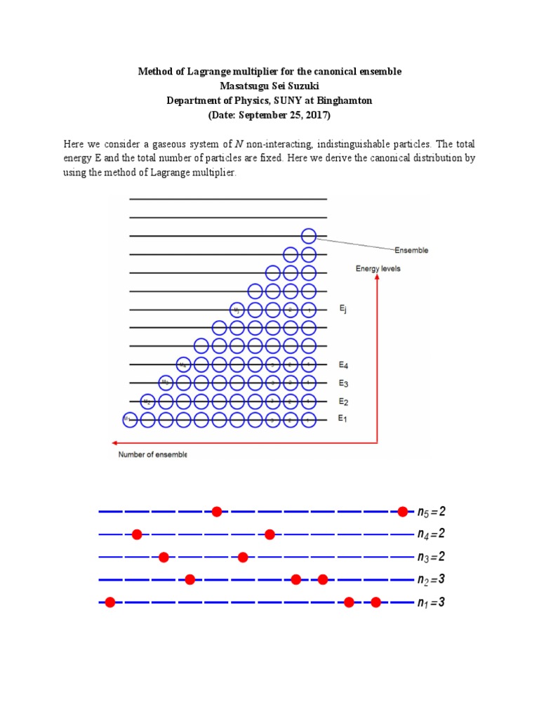 5.5 CE Lagrange Multiplier Method | PDF | Mechanics | Physical Chemistry
