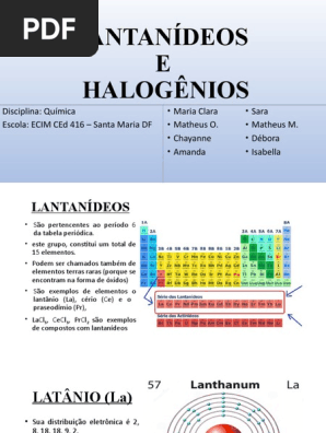 Elementos Lantanideos Metais De Terras Raras Podem Ser Tóxicos Para O