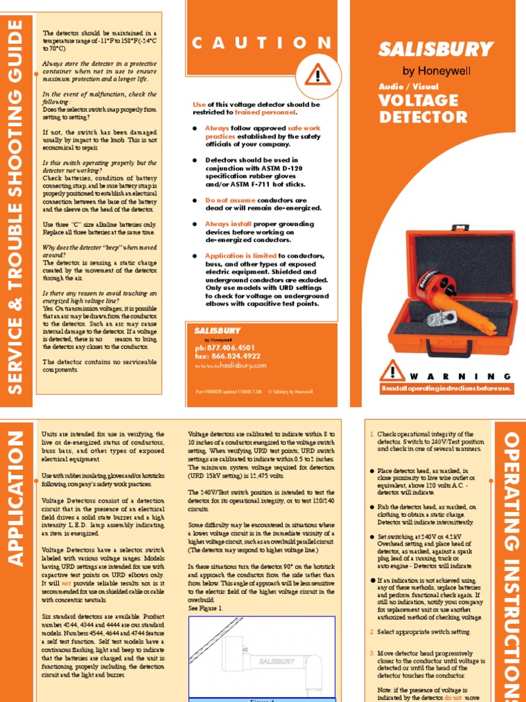 Salisbury: Caution | PDF | Voltage | High Voltage
