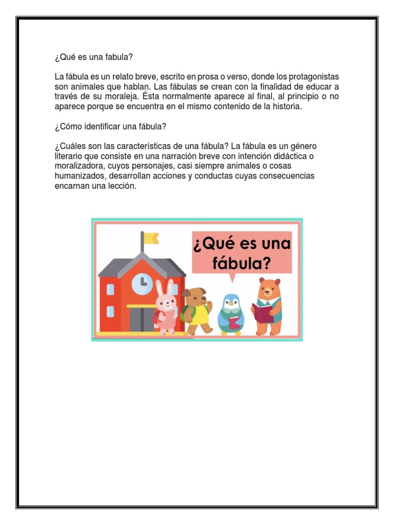 Fabula Pdf Fábula Murciélago