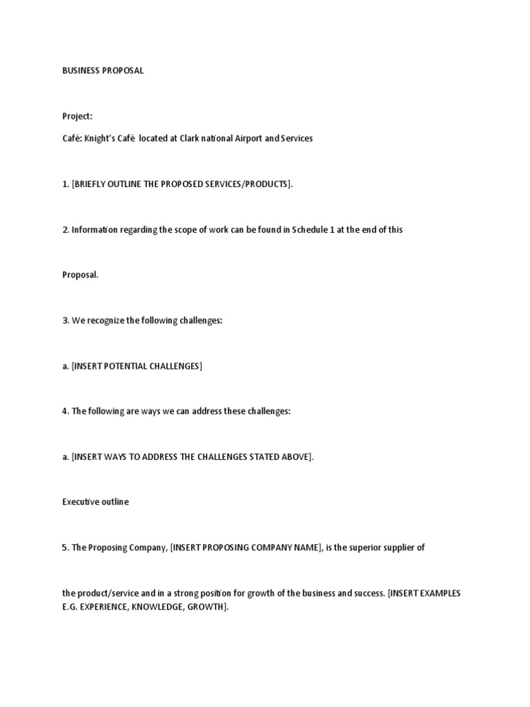 Business Proposal | PDF