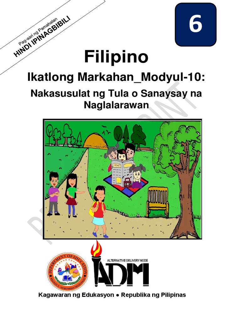 Filipino: Ikatlong Markahan - Modyul-10 | PDF