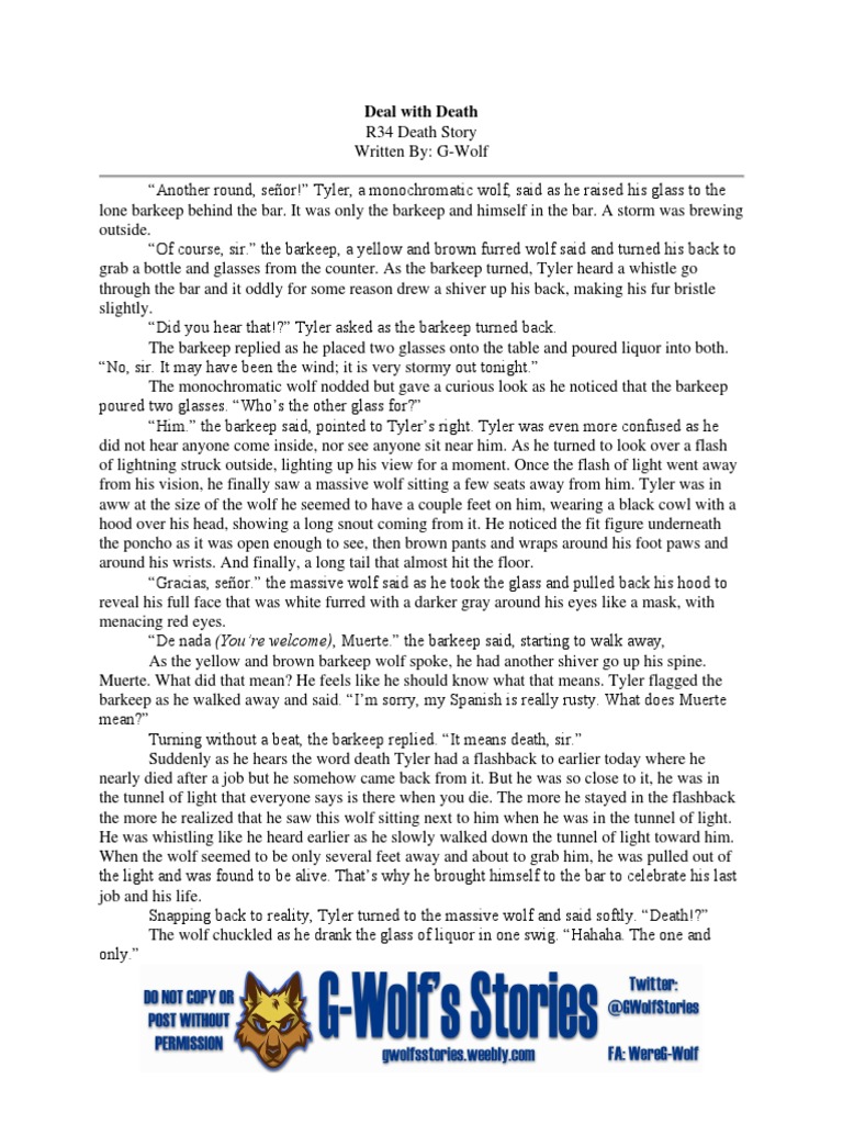 04-03-2023 Deal With Death - r34 Death Story | PDF