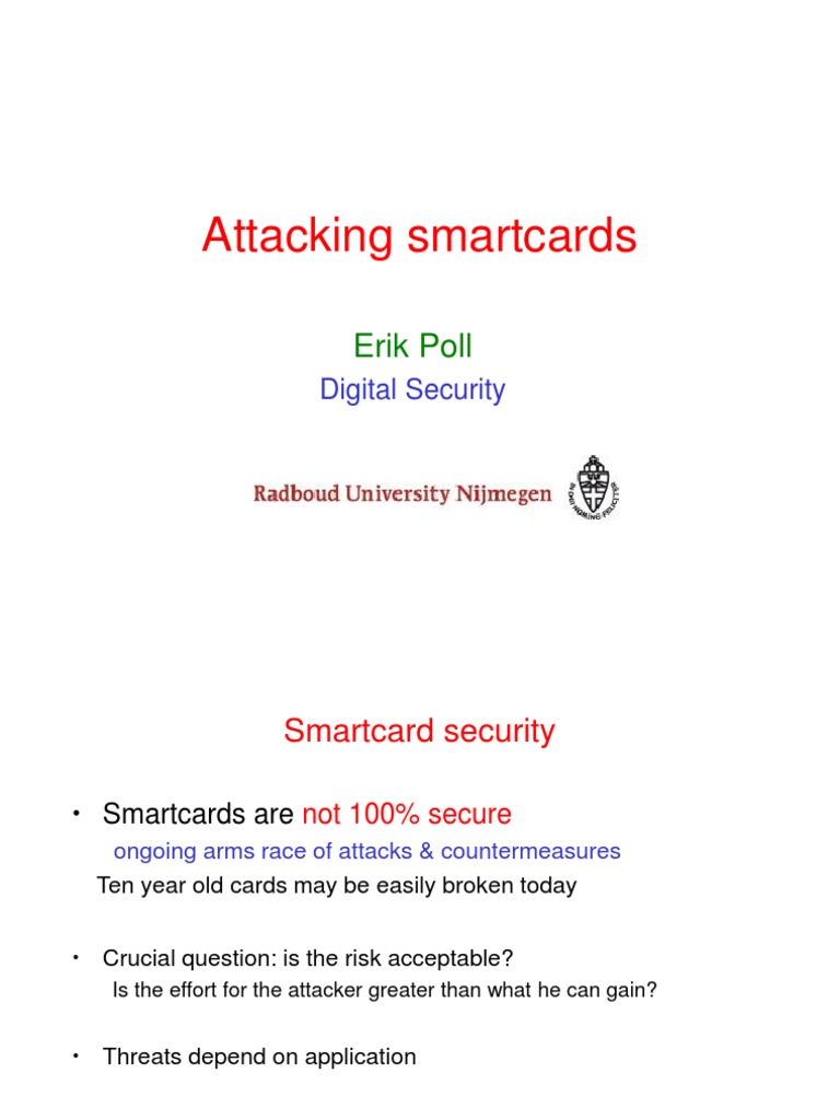 B - Attacking - Smartcards Hacking | PDF | Smart Card | Cryptography