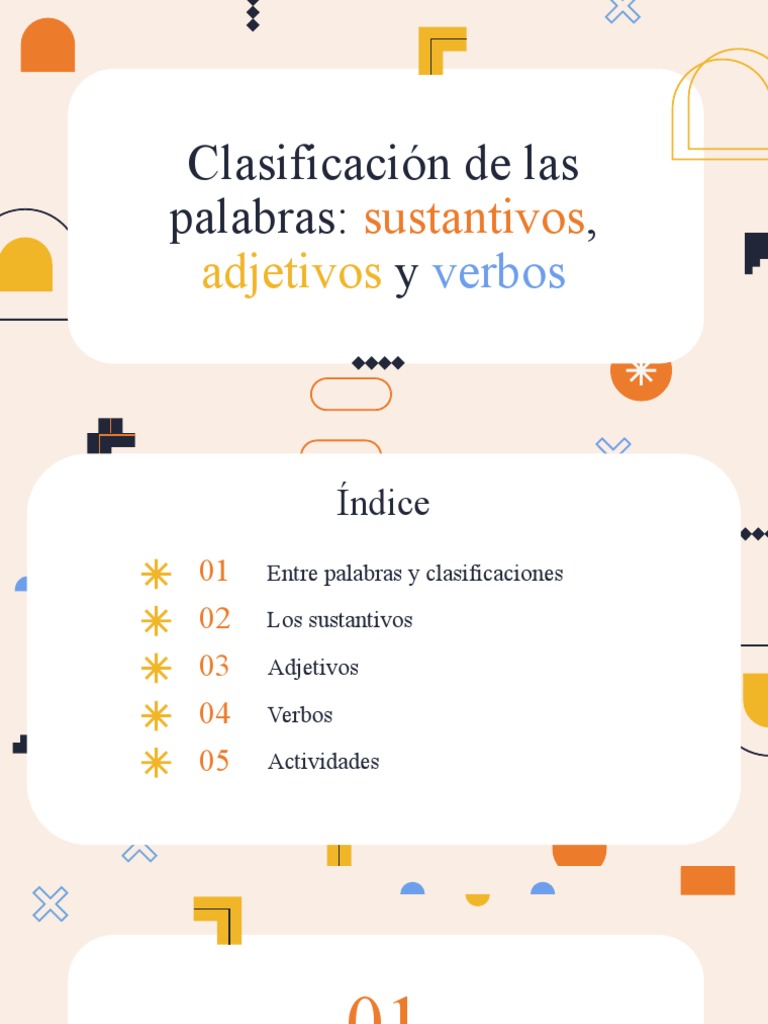 ES Word Classification - Nouns, Adjectives and Verbs by Slidesgo | PDF ...