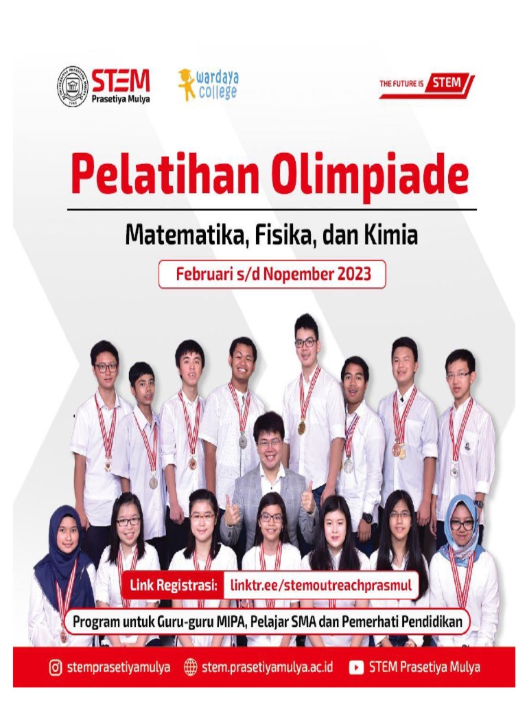 Pelatihan Olimpiade Sains 2023 Wardaya | PDF