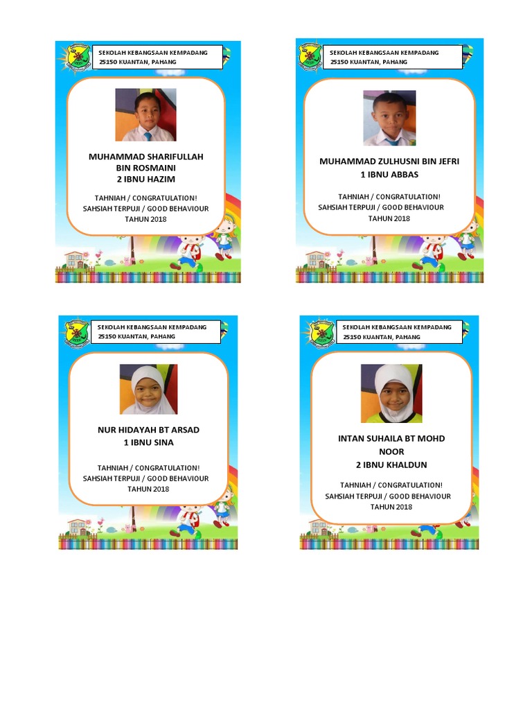 Muhammad Zulhusni Bin Jefri 1 Ibnu Abbas Muhammad Sharifullah Bin Rosmaini 2 Ibnu Hazim | PDF