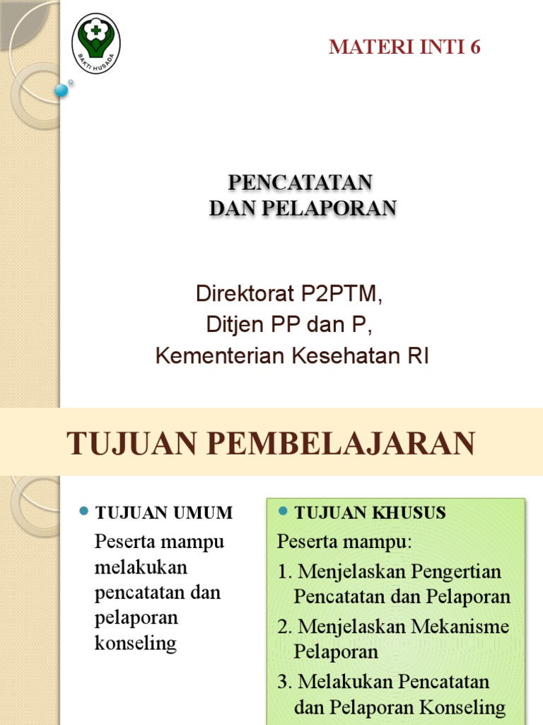 Pencatatan DAN Pelaporan UBM | PDF
