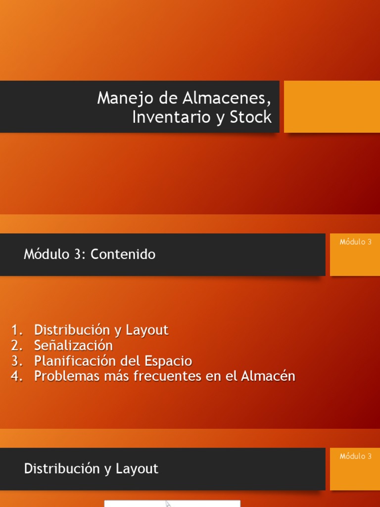 Optimización de Almacenes: Layout y Señalización | PDF | Planificación ...