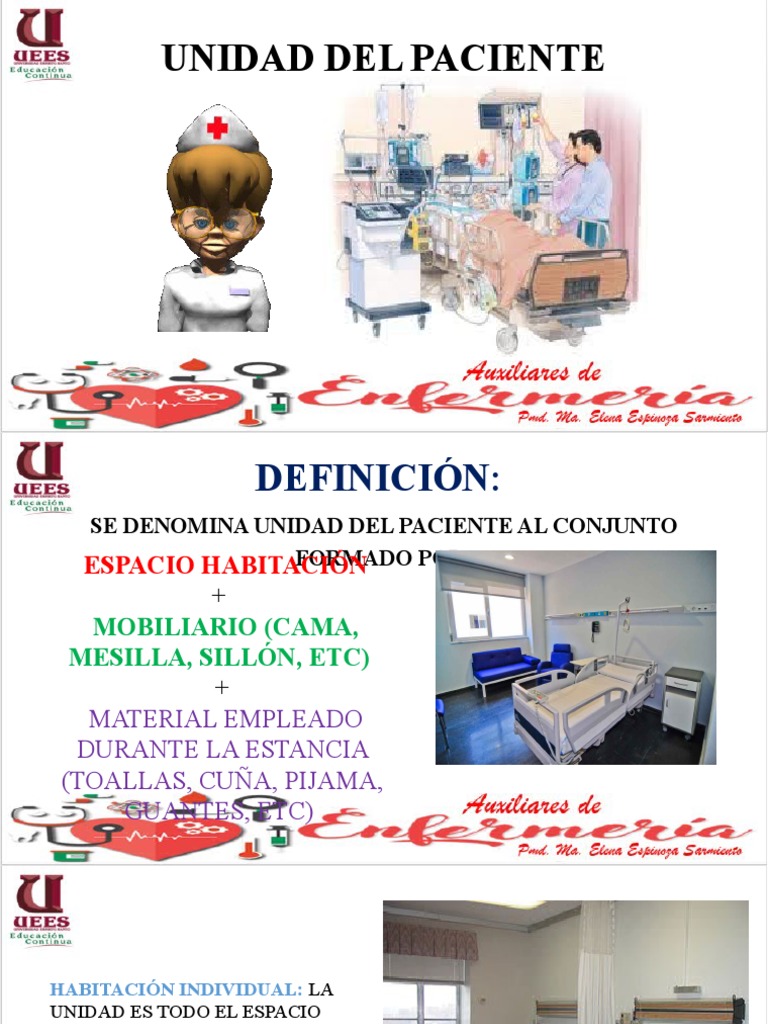 M1-13. A-E La Unidad Del Paciente | PDF | Enfermería | Hospital