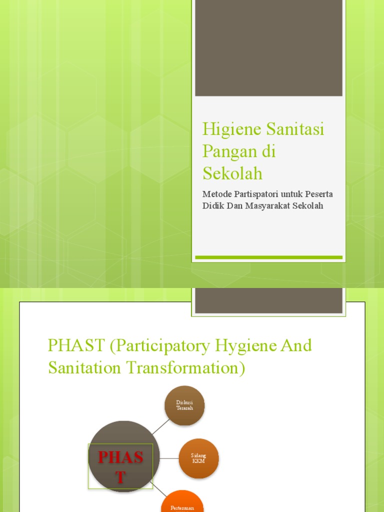 Phast Pangan Sekolah | PDF | Kesehatan Holistik