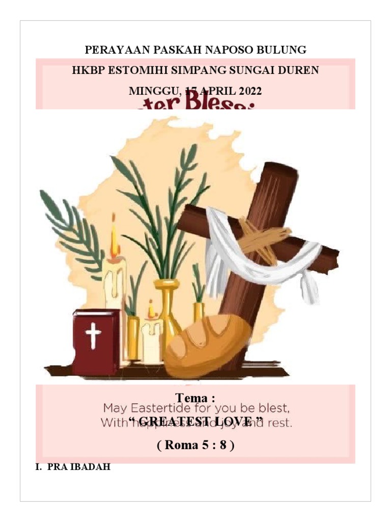 Ibadah Perayaan Paskah | PDF | Agama & Spiritualitas