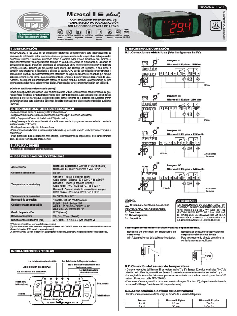 E Plus: Microsol II | PDF | Cantidades fisicas | Ciencias fisicas