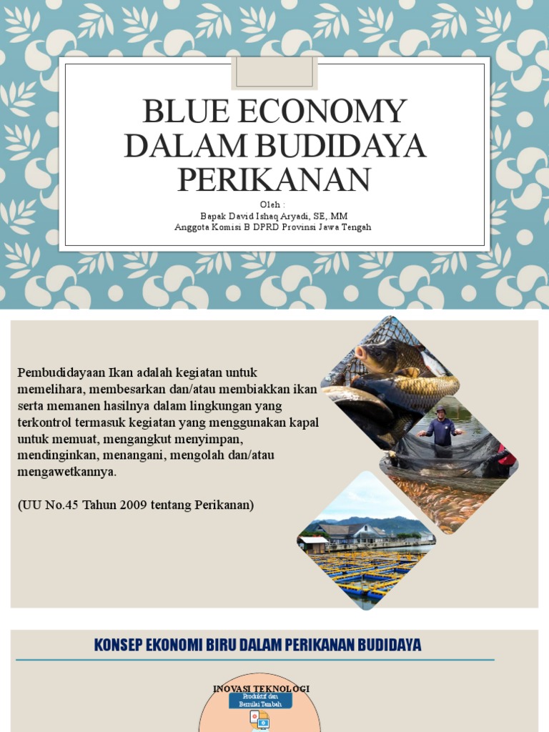 1.blue Economy Dalam Budidaya Perikanan | PDF