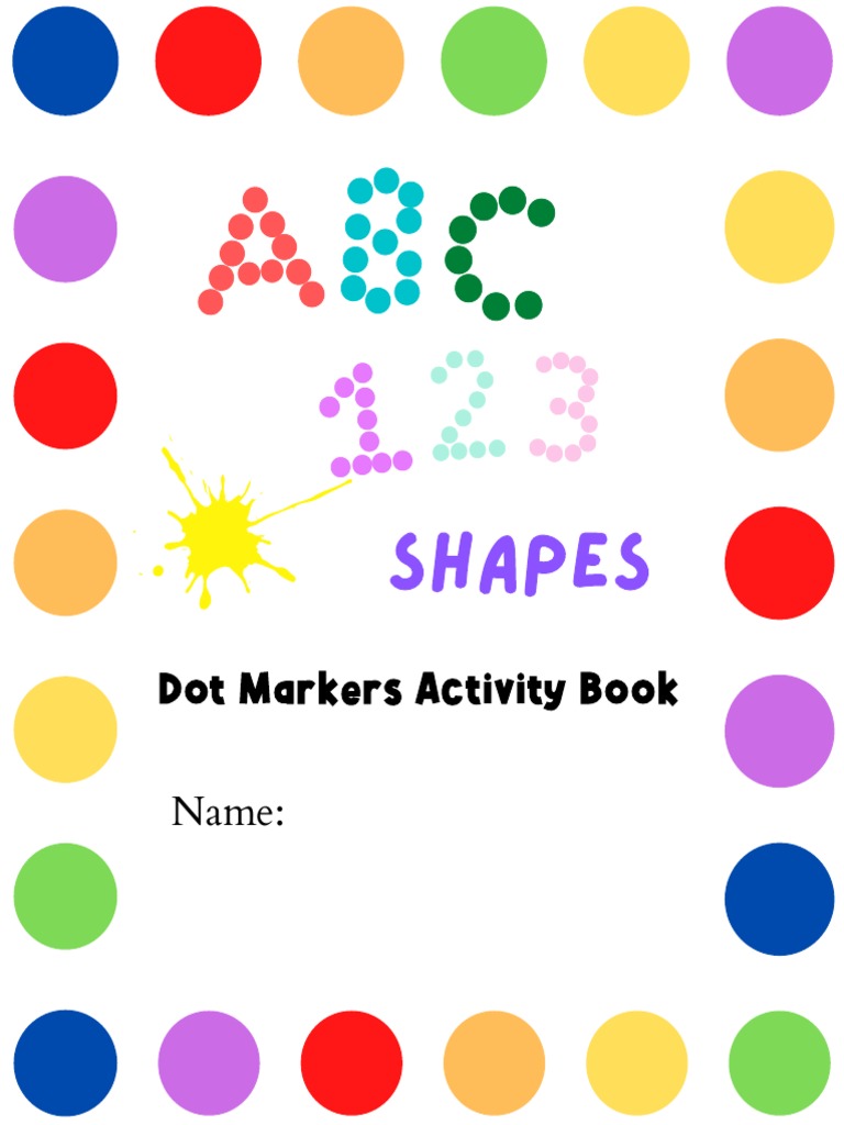 Dot Marker Worksheet Printable | PDF | Polytopes | Linguistics