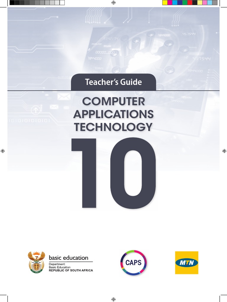 Computer Applications Technology: Teacher's Guide | PDF | Internet ...
