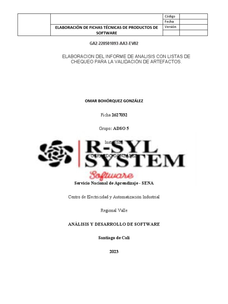 Ga2 220501093 Aa1 Ev01 | PDF | Software | Ingeniería Informática