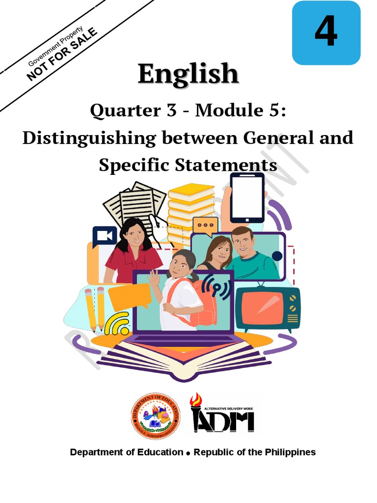 English4 q3 Mod5 Makinggeneralizations v3 | PDF