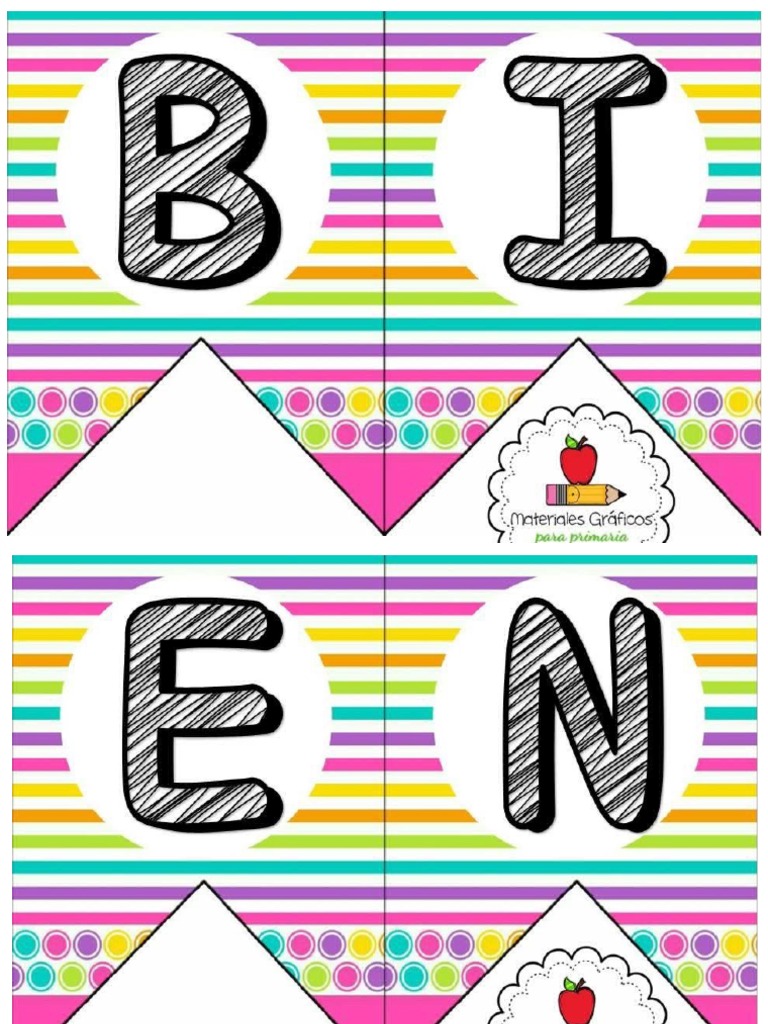 Banderines Bienvenida | PDF