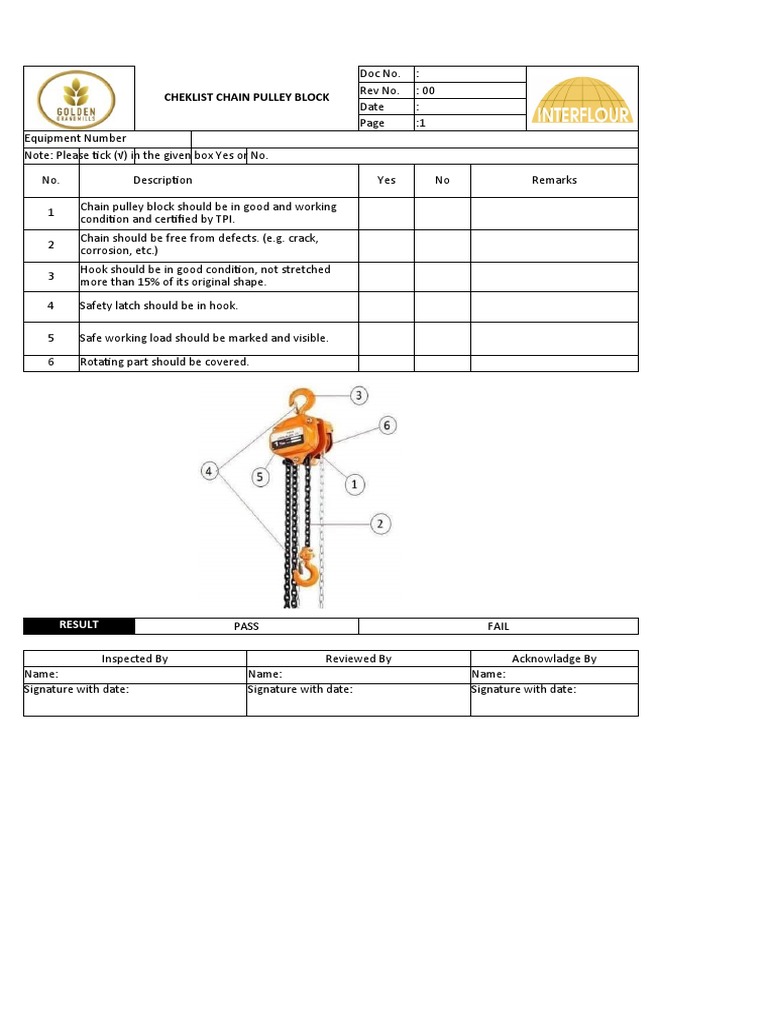 Equipment Inspection Checklist | PDF | Electrical Connector | Drill