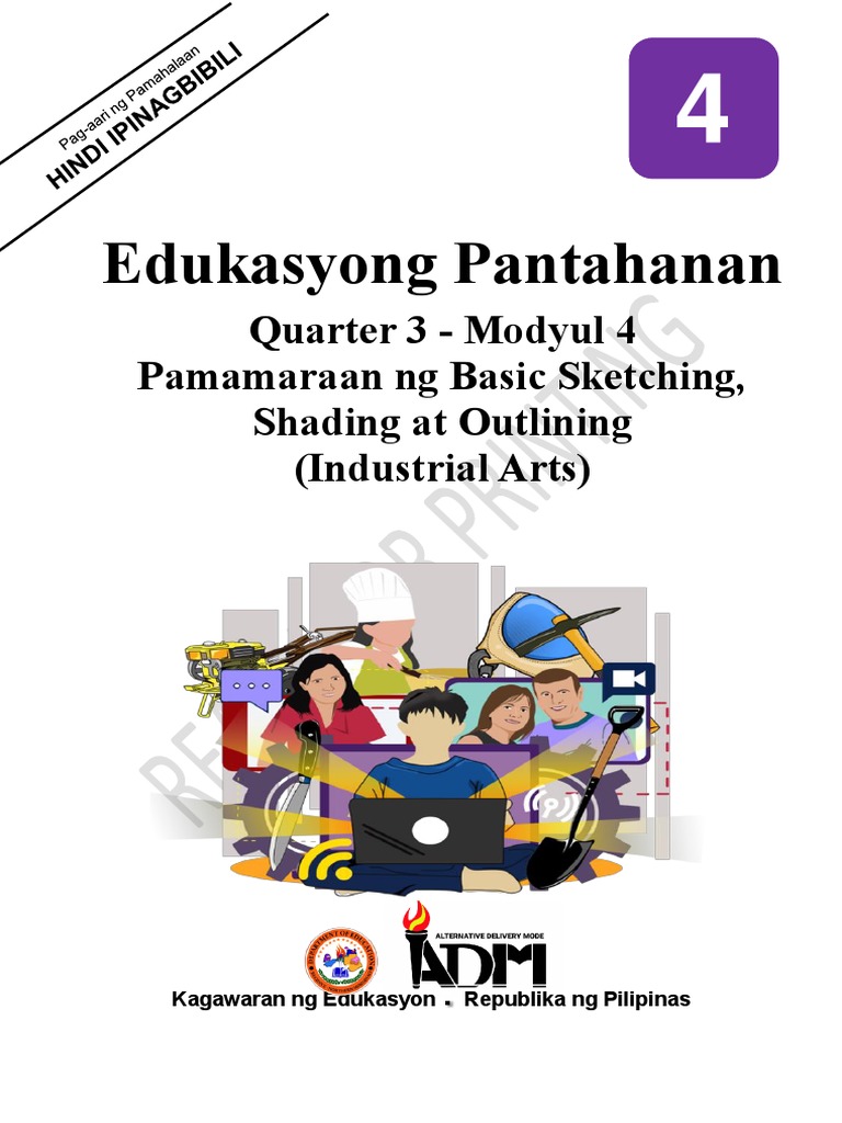 EPP4 Q3 Mod4 PamaraanBasicSketchingBasicShadingAtOutlining v5 | PDF