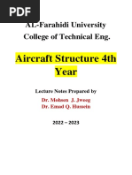 Major Structural Stresses in Aircraft | PDF