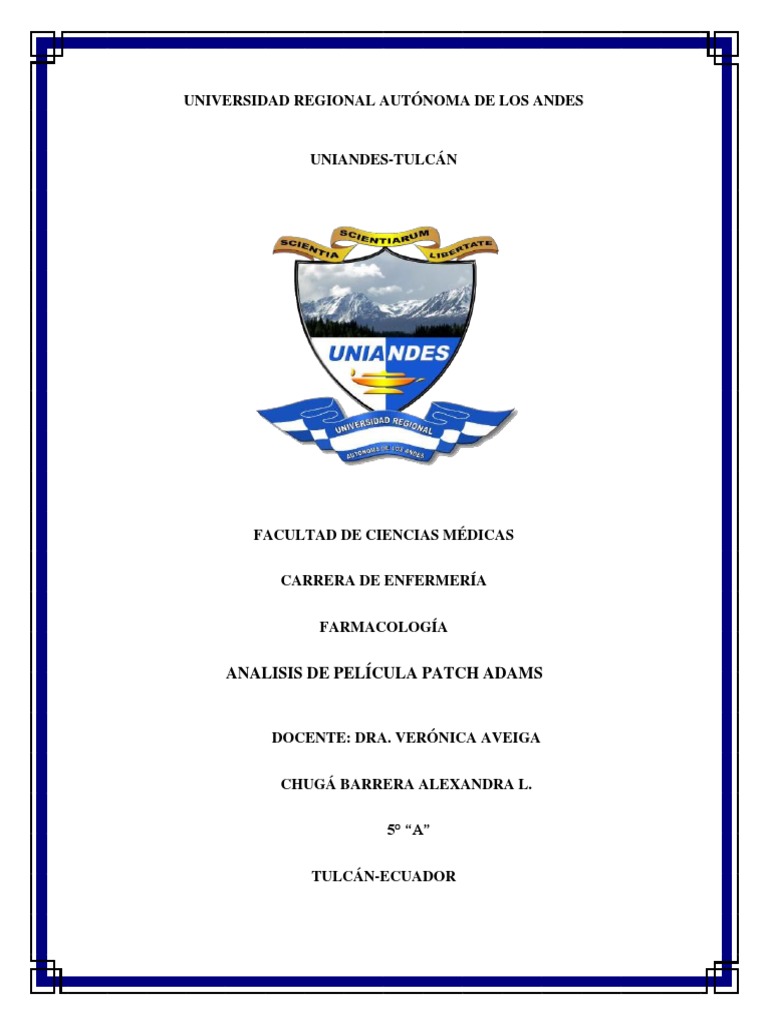 ANÁLISIS DE LA PELÍCULA PATCH ADAMS | PDF | La risa | Enfermería