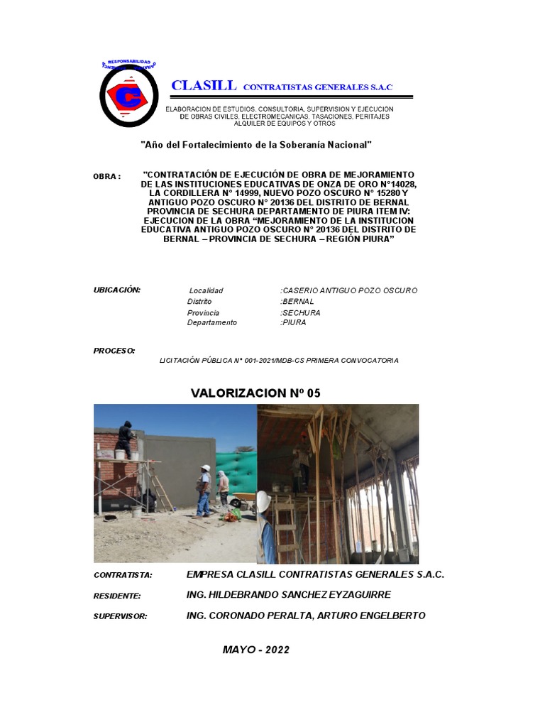 VALORIZACION #5 - Ok | PDF | Construyendo tecnología | edificio