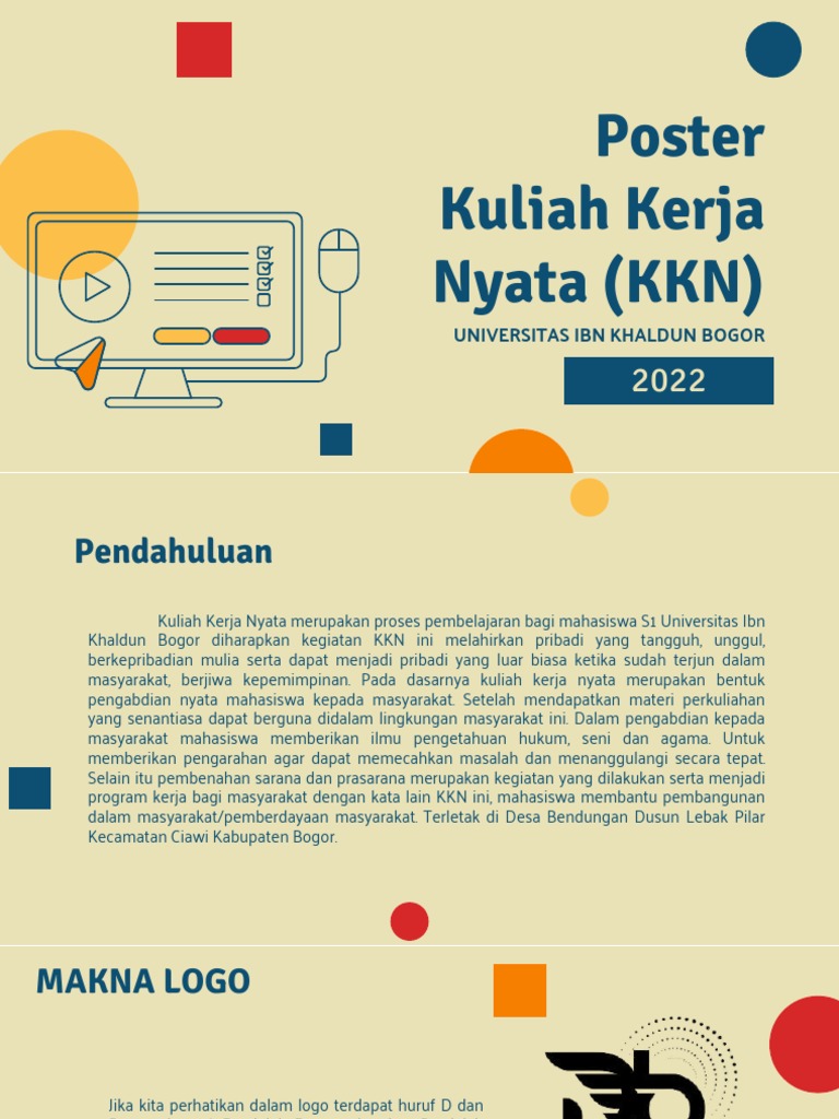 Poster KKN Desa Bendungan 2022 | PDF | Kesehatan Holistik
