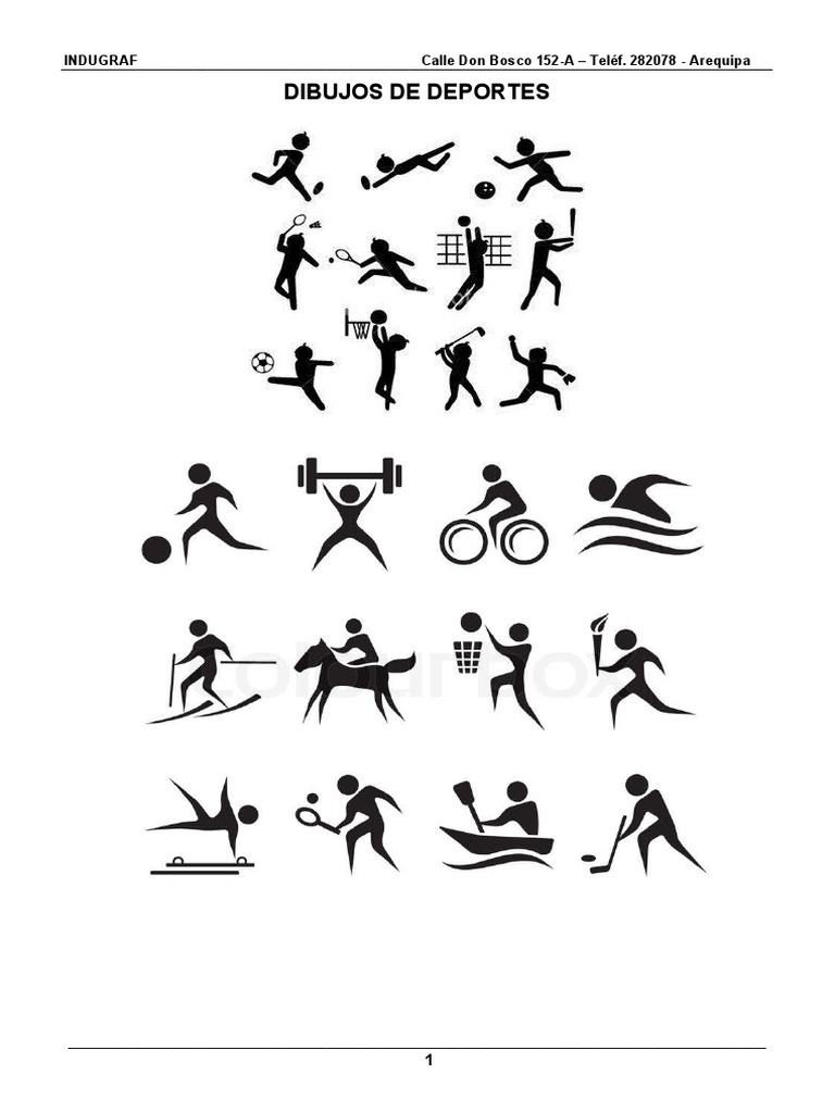 Dibujo de Los Deportes | PDF
