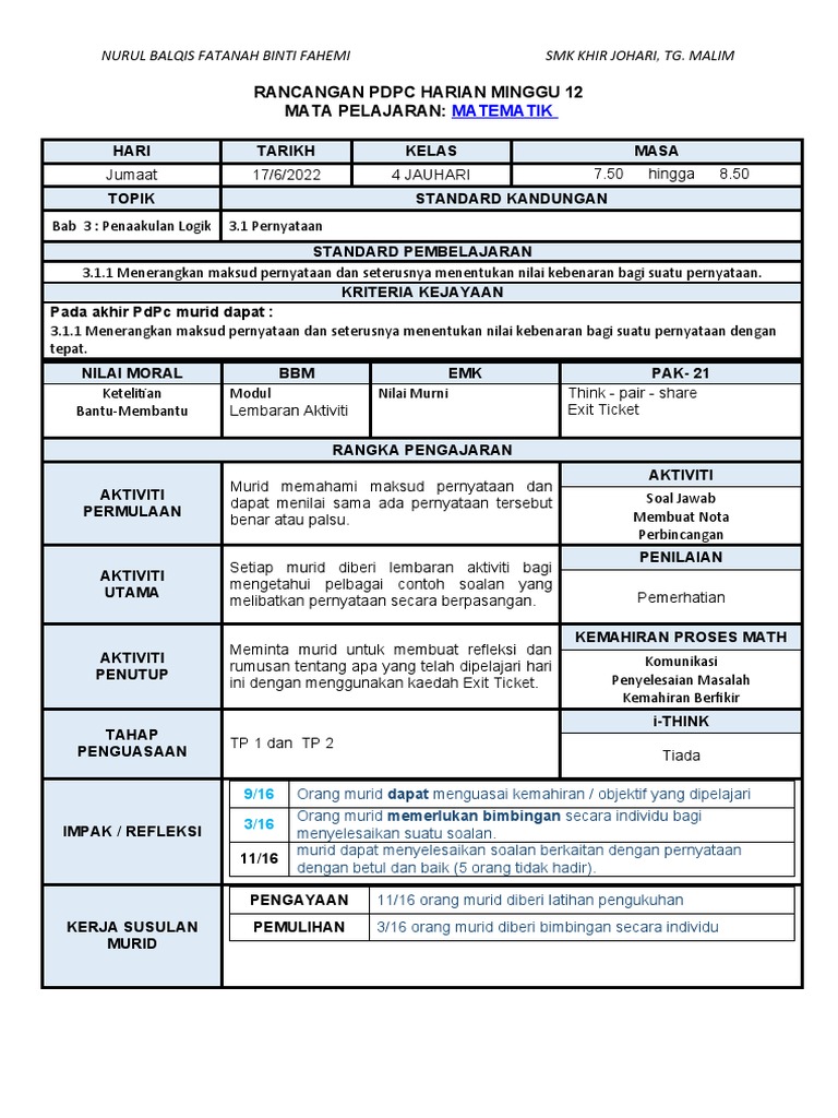 RPH 2 - Fri (M12) | PDF