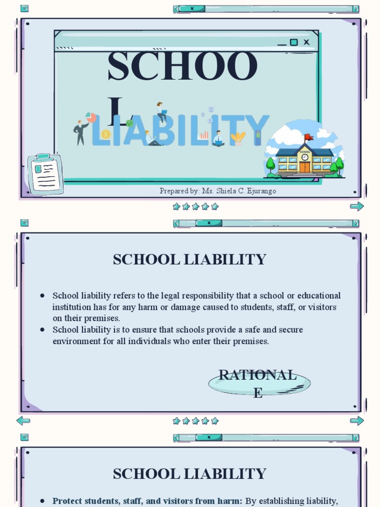School Liability | PDF | Child Protection | Teachers
