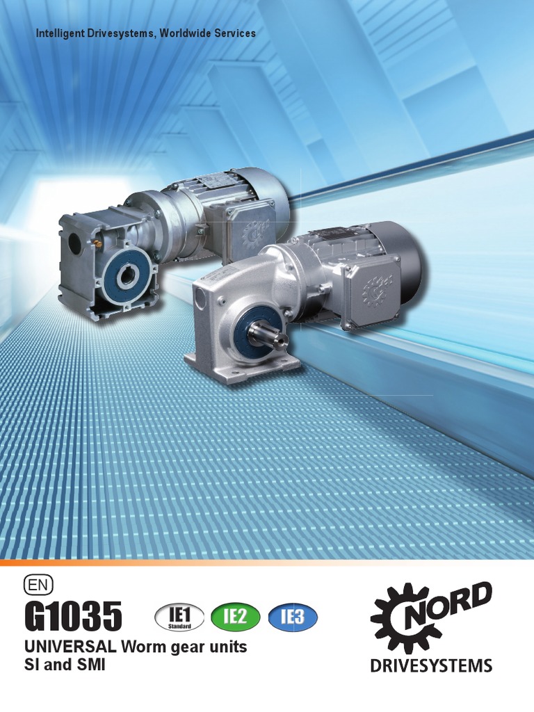 NORD Universal Worm Gear Units Overview | PDF | Gear | Machines