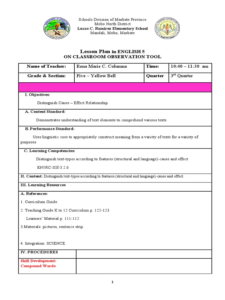 COT3 | PDF | Linguistics | Communication