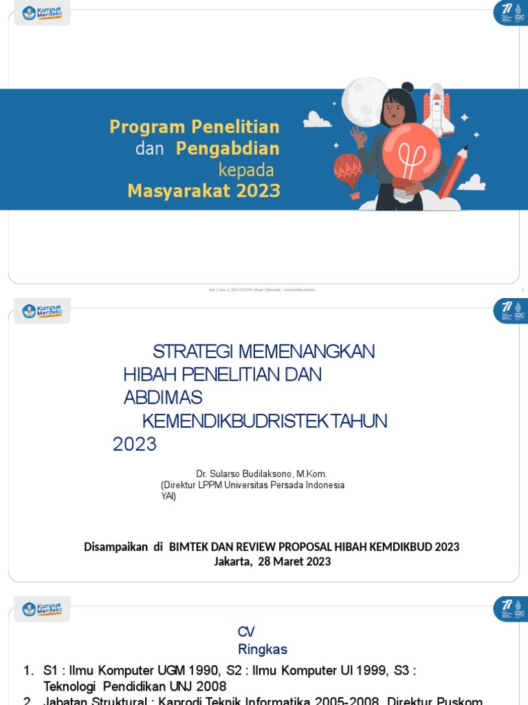 Bimtek Dan Review Proposal 2023 | PDF | Komputer