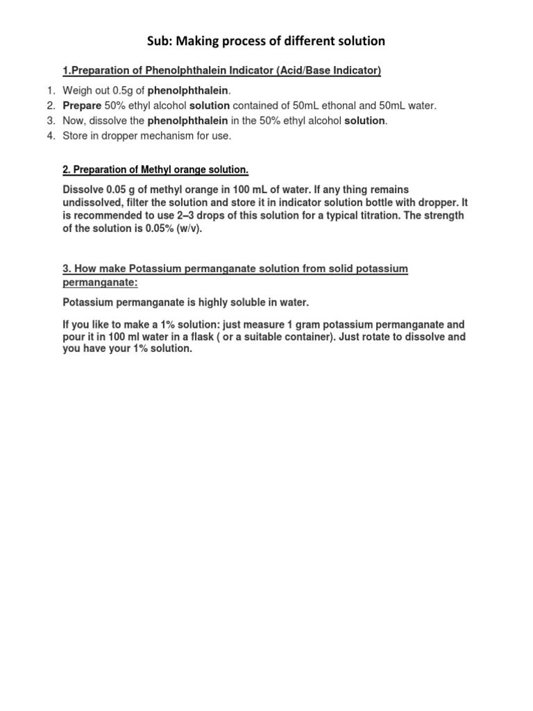 Indicator Solution Making Process | PDF