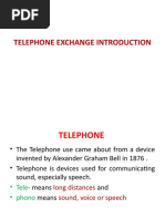 Basics of Telephony | PDF | Telephone Exchange | Telephone