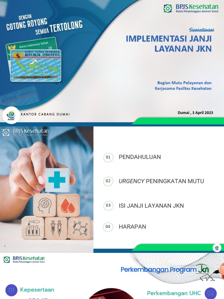 Sosialisasi Janji Layanan JKN | PDF