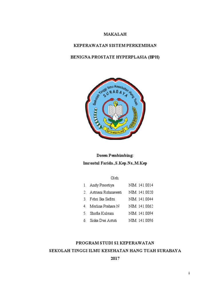 Makalah Dan Askep BPH | PDF | Pengembangan Diri | Sains & Matematika