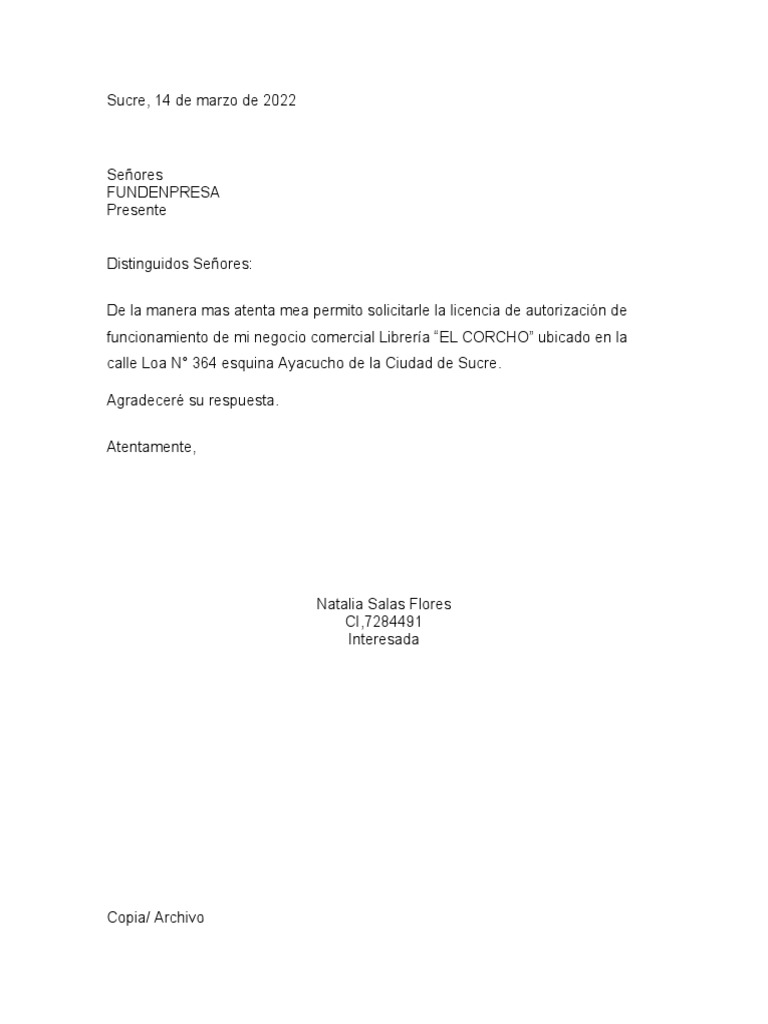 cartas para redaccion presentar 12 | PDF | Bancos | Economias